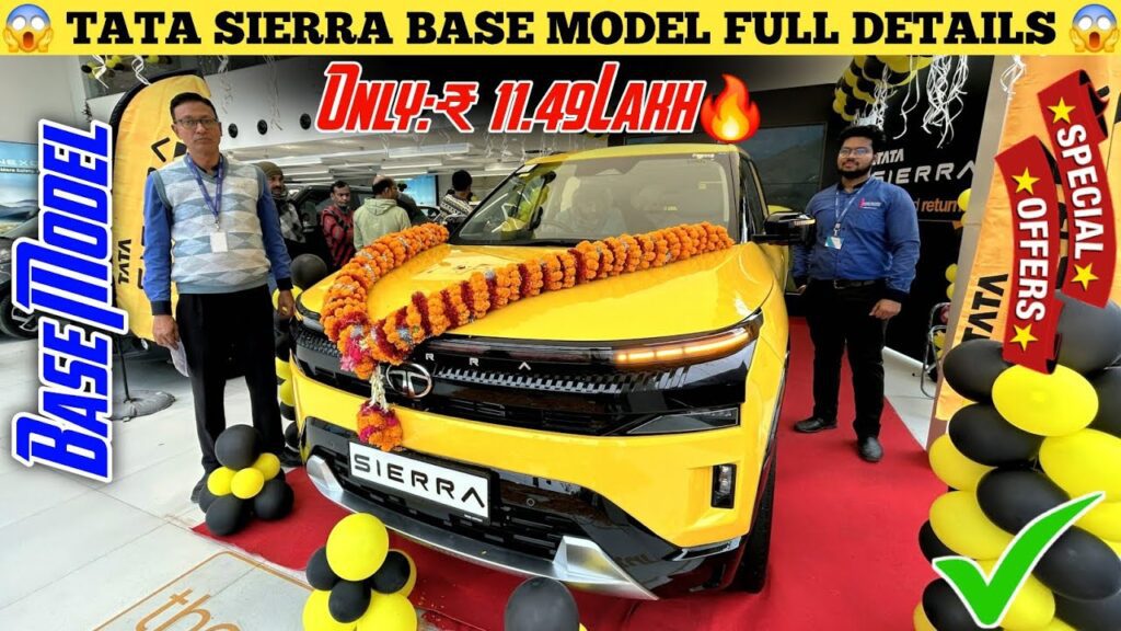 All New Tata SIERRA 2026 Base Model Full Details 😱 || New Tata Sierra ...